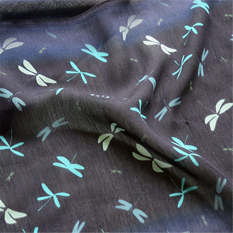 Silk scarf manufacturer digital printed custom woven modal silk scarf