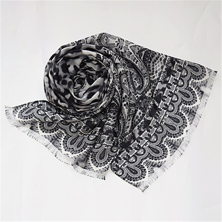 Wholesale scarf suppliers custom designs printed modal silk head ...