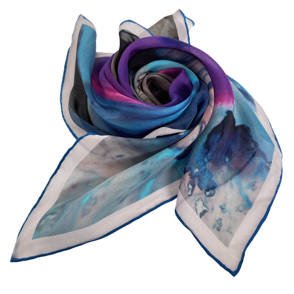 custom silk scarf manufacturer wholesale custom logo silk scarf digital ...