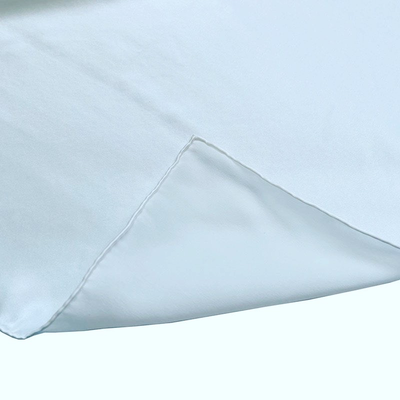 Plain white silk charmeuse satin scarves for dyeing bulk