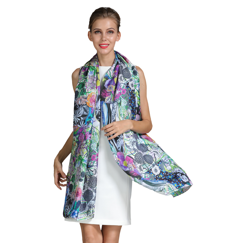 custom designs silk head scarf printing manufacturer wholesale custom ...