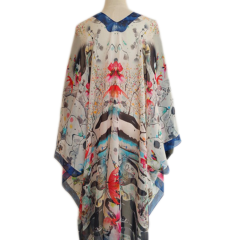 Custom kimono maker custom digital printed kimono robe
