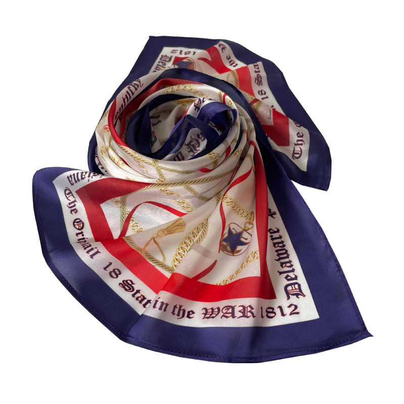 custom silk feeling polyester chiffon printed scarves wholesale