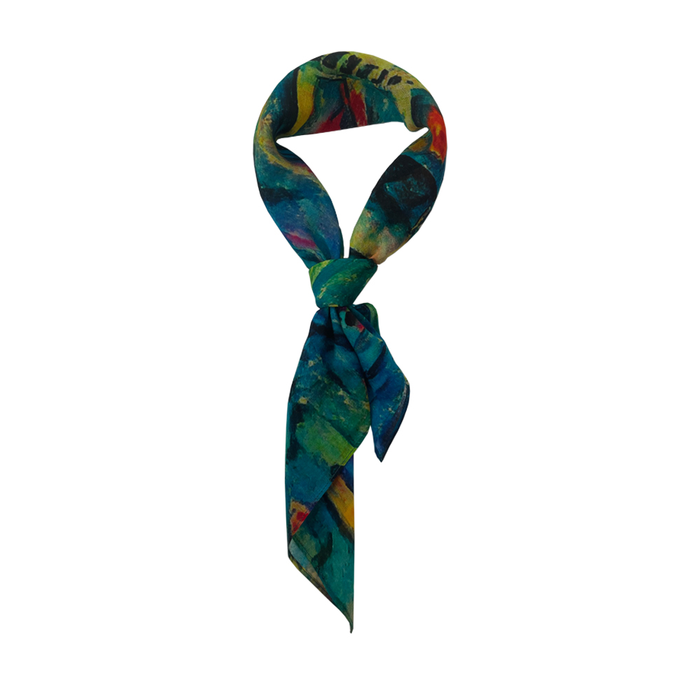 quality custom image cashmere head scarf in bulk gift