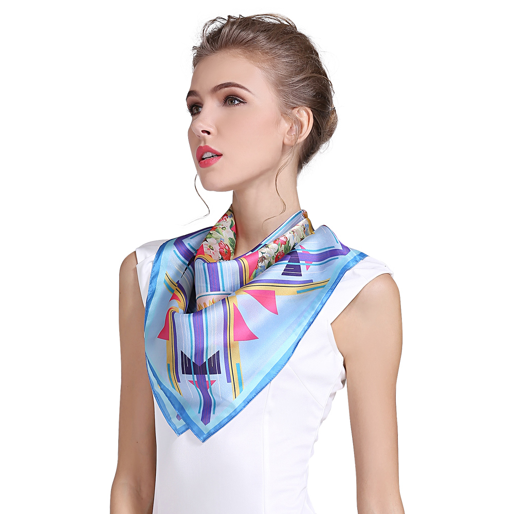 custom head scarf logo design printing order with picture